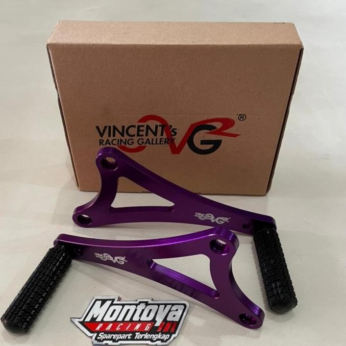 Jual Footstep underbone Mio drag VRG Ungu | Shopee Indonesia