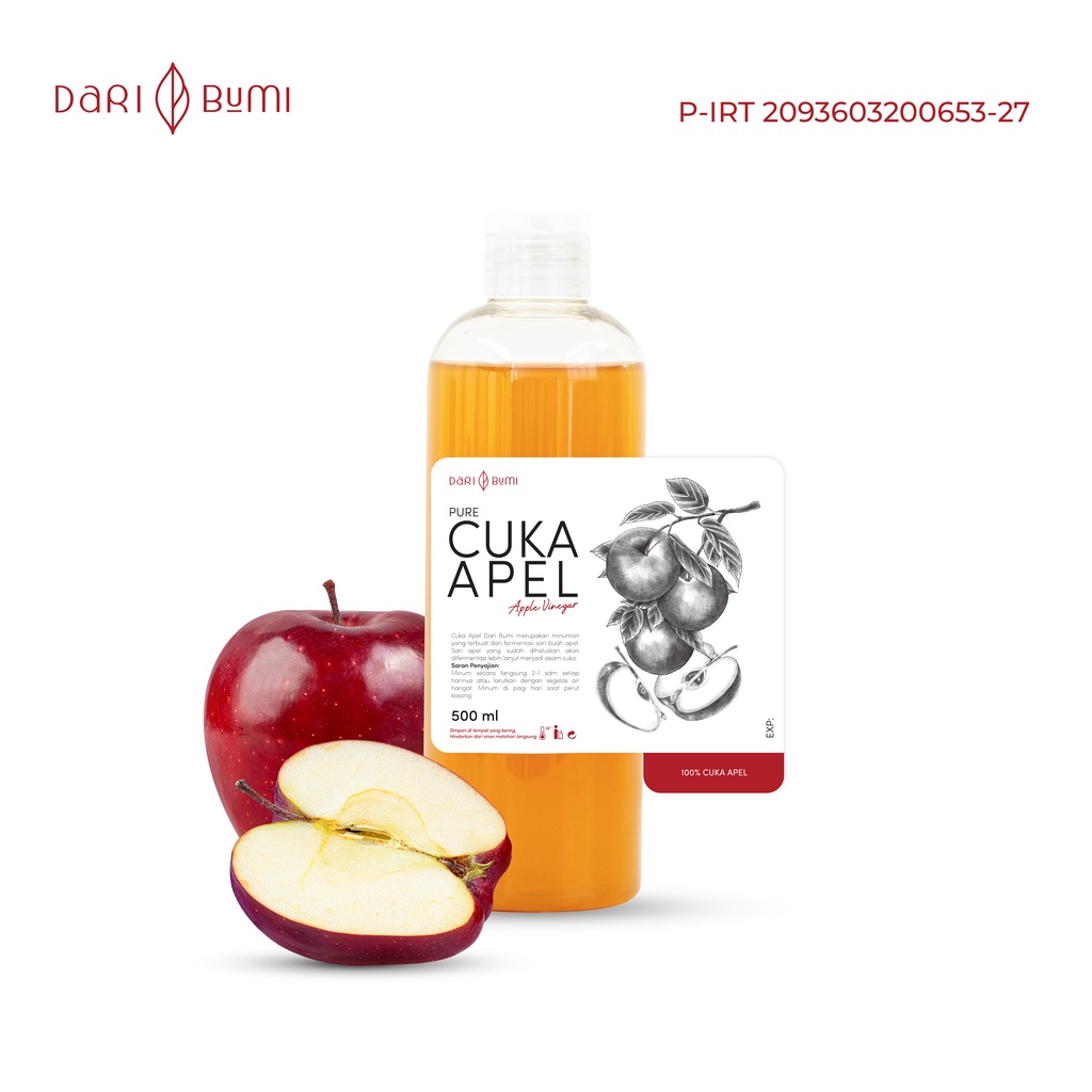 Jual Dari Bumi Cuka Apel Asli Minuman Diet Premium Pure Original ...