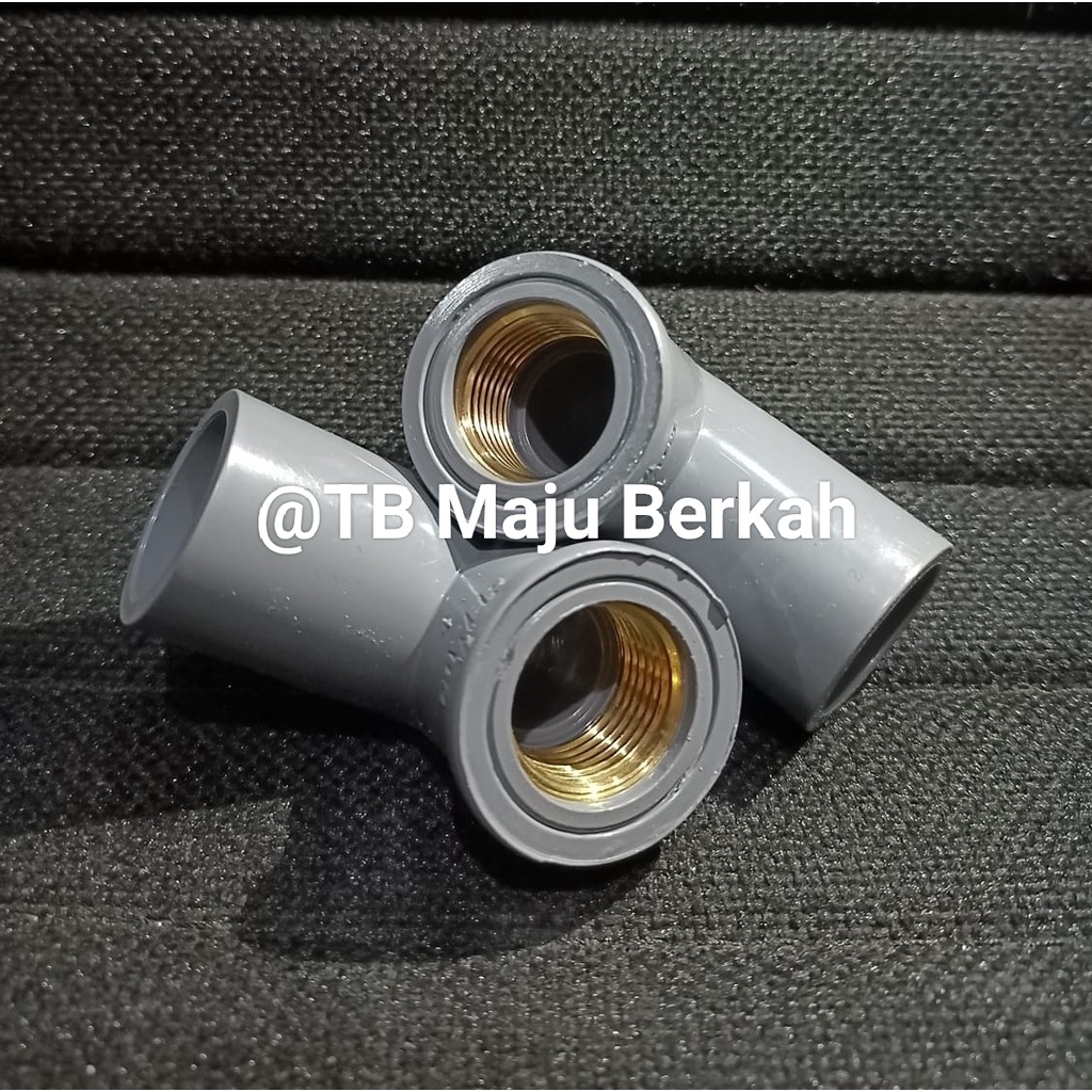 Jual Keni Drat Kuningan/Keni Drat Metal/L Bow Drat Kuningan Ukuran 1/2 ...