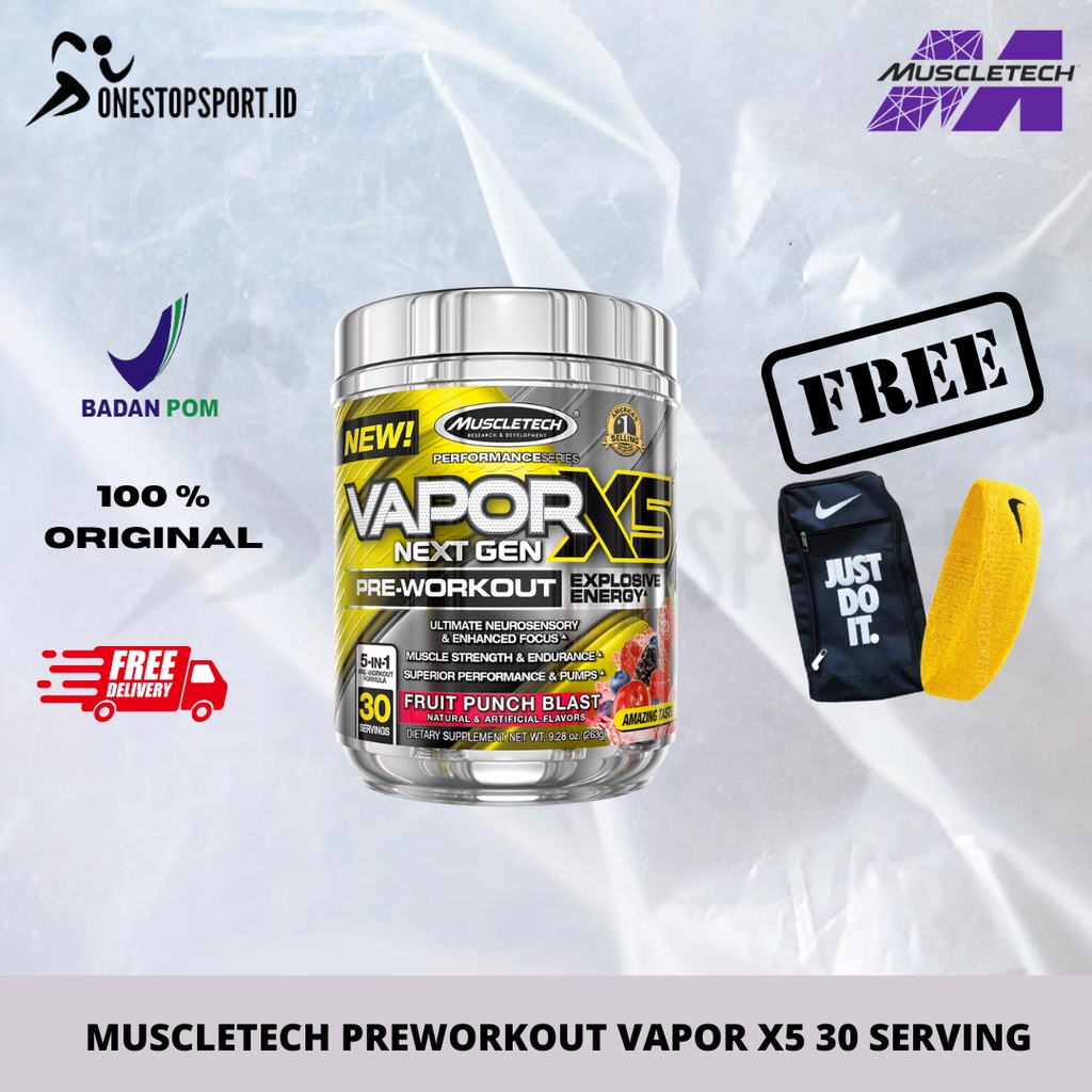 Jual MUSCLETECH Next Gen VaporX5 Preworkout 30 Serving | Shopee Indonesia