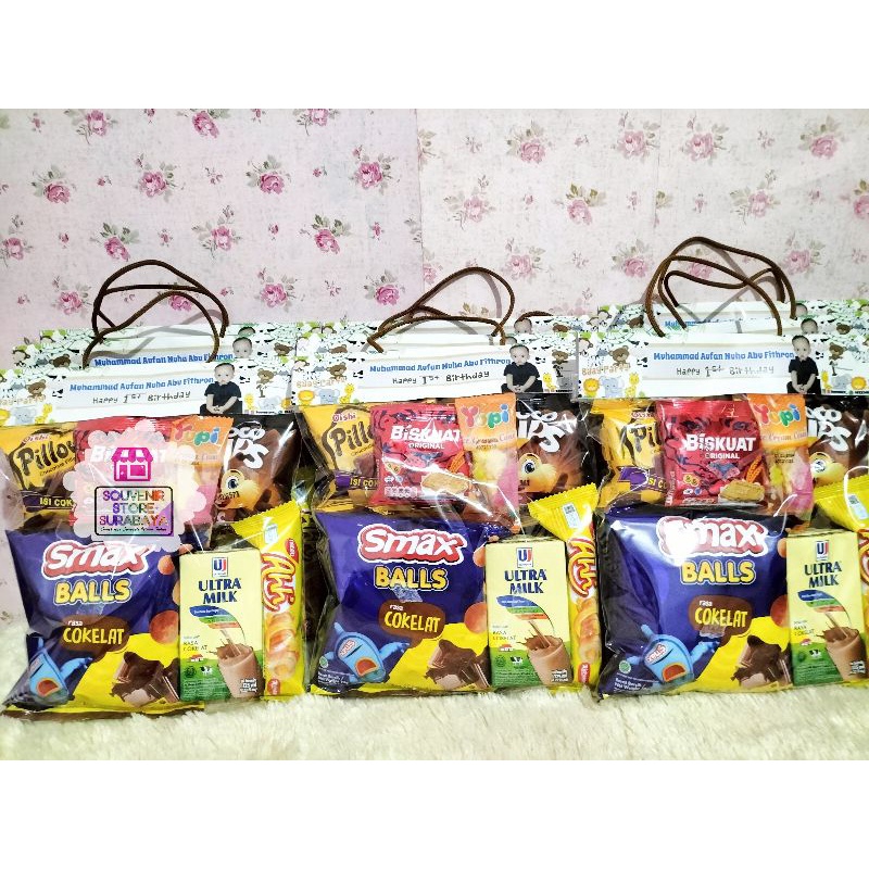 Jual Paket snack Biskuat / Paket Snack Ultah / Snack Ultah Kemas ...