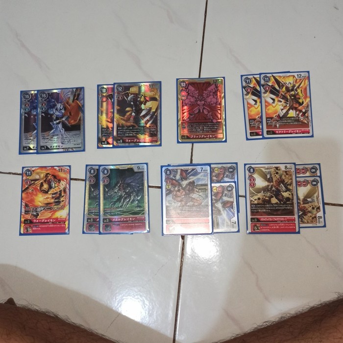 Jual DIGIMON RED OMNIMON WARGREYMON GREYMON DECK #ORIGINAL | Shopee ...