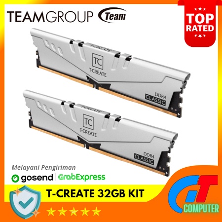 Jual TEAM T-CREATE CLASSIC 32GB Kit (16GBX2) DDR4 3200MHz PC4-25600 ...