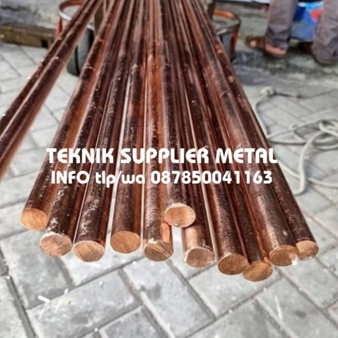 Jual Copper Rod 3/8 Inch X 3 Meter (Ground Grounding 4M Mtr) 100% ...