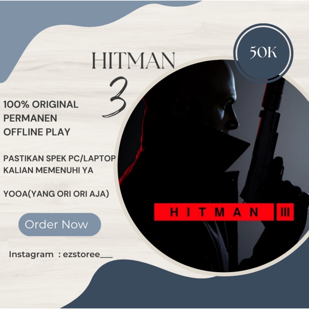 Jual HITMAN 3 STEAM SHARING 100% ORIGINAL | Shopee Indonesia