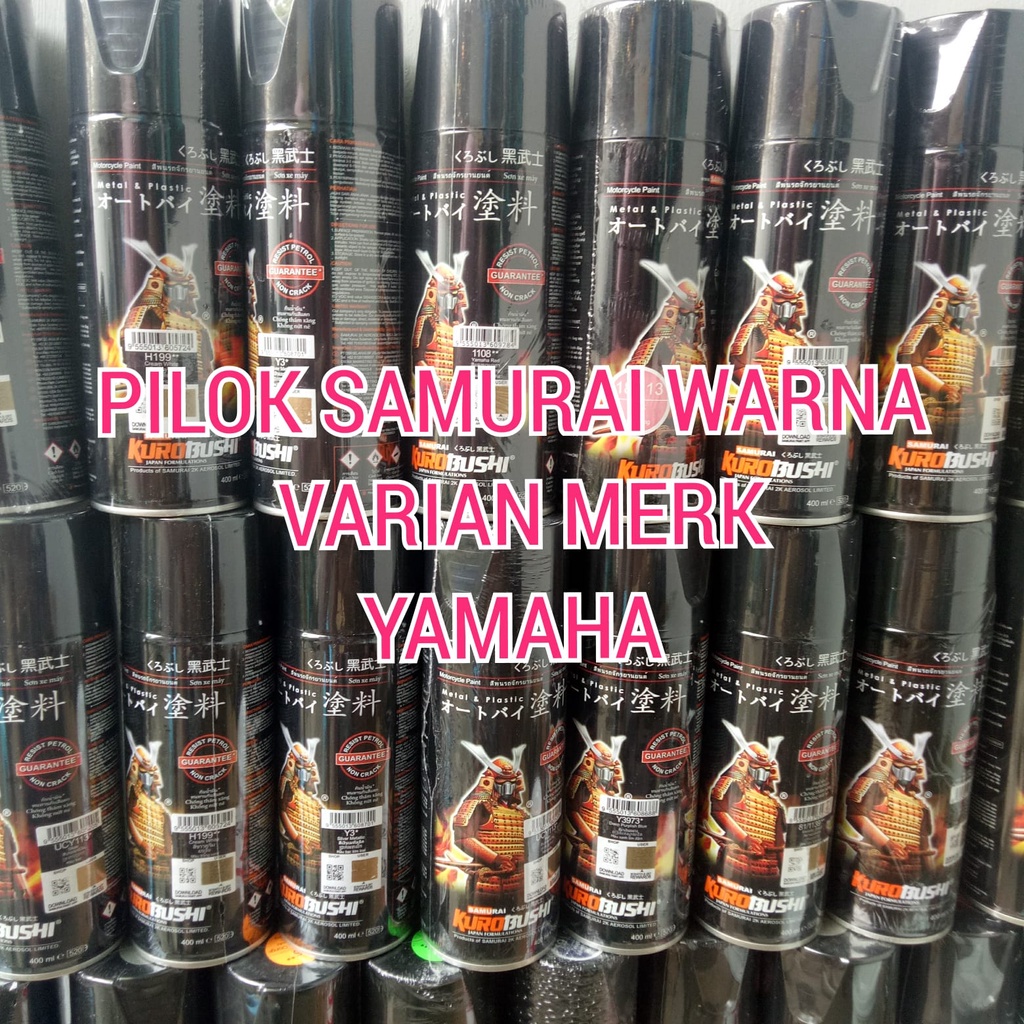 Jual link 4. pilok pilox samurai paint samurai kurobushi paint dark ...