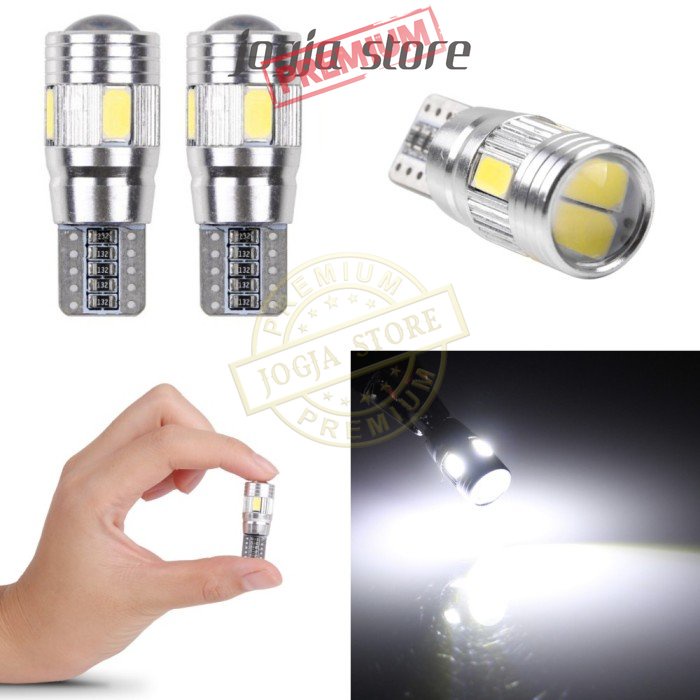 Jual Lampu Mobil Headlight LED T10 W5W SMD 5630 2 PCS | Shopee Indonesia