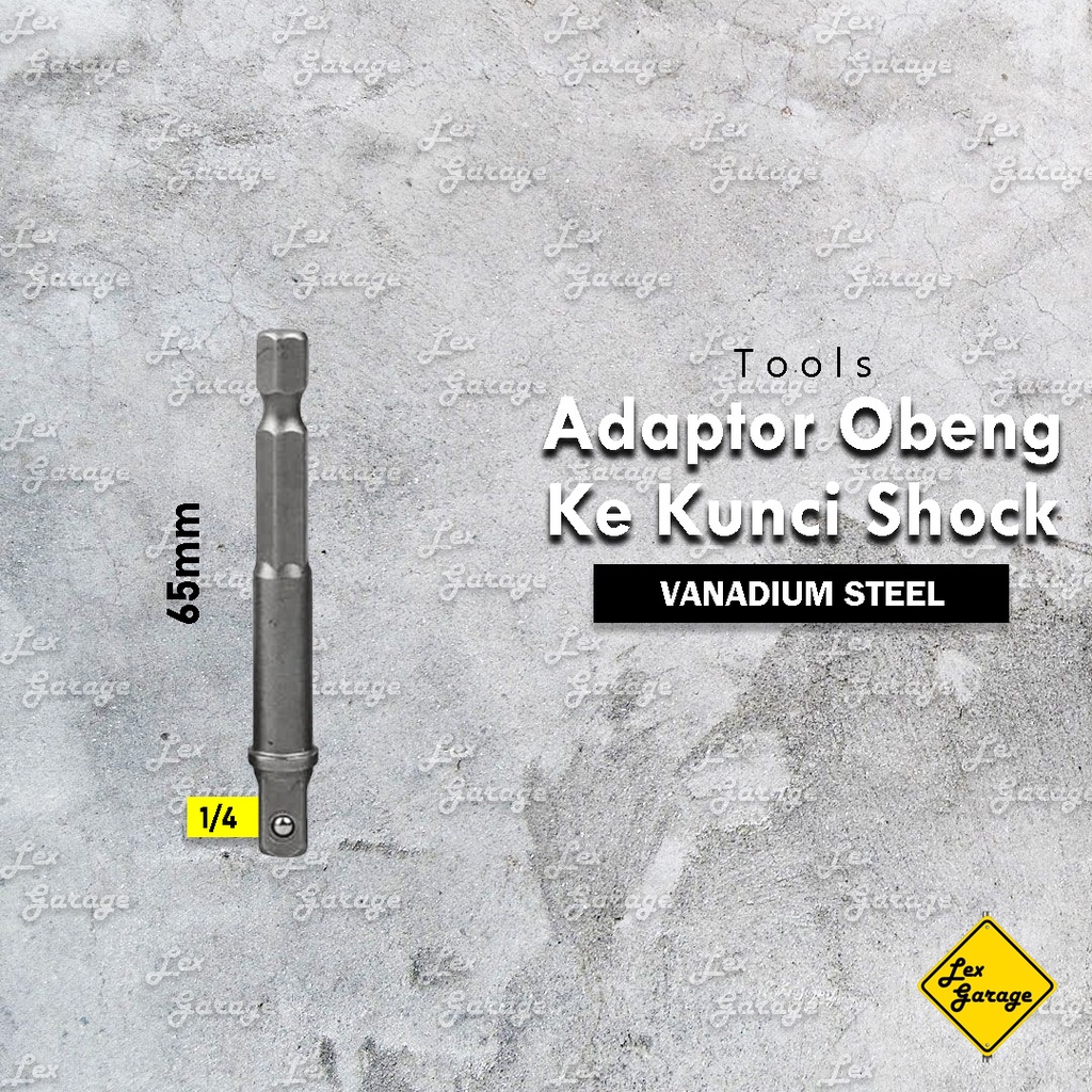 Jual Adapter Adaptor Kunci Shock Sok Socket 1/2 3/8 1/4 Obeng Bor ...