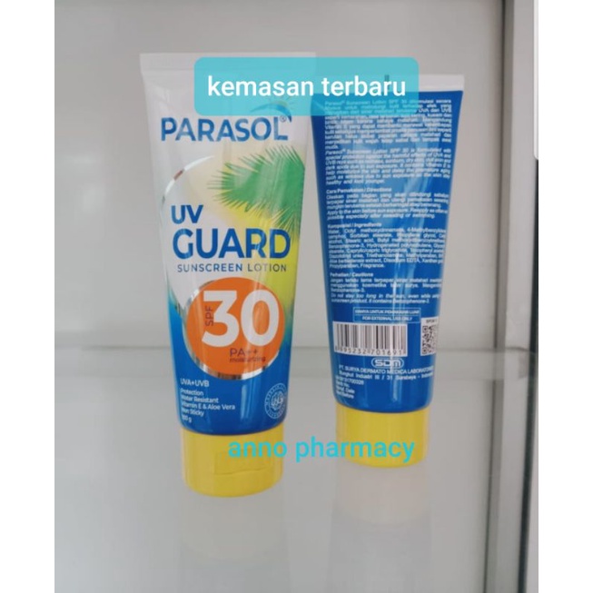 Jual Parasol UV guard moisturizing sunscreen SPF 30 PA++ 100 gram ...