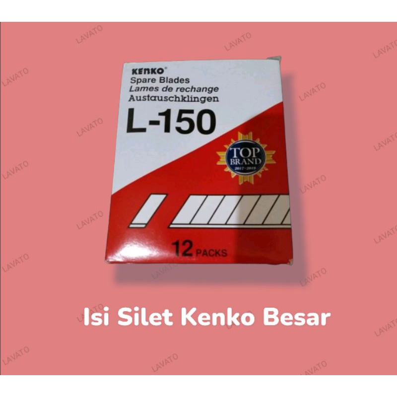 Jual Isi Pisau Silet Cutter Carter Karter Besar Kenko | Shopee Indonesia