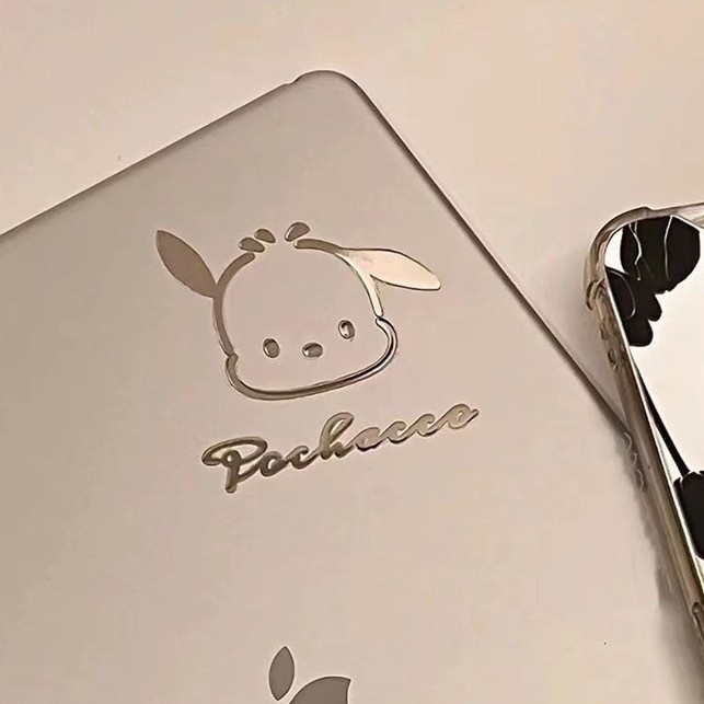 Jual Sticker Laptop Handphone Daily Use Plated Silver Anti Air Sticker ...