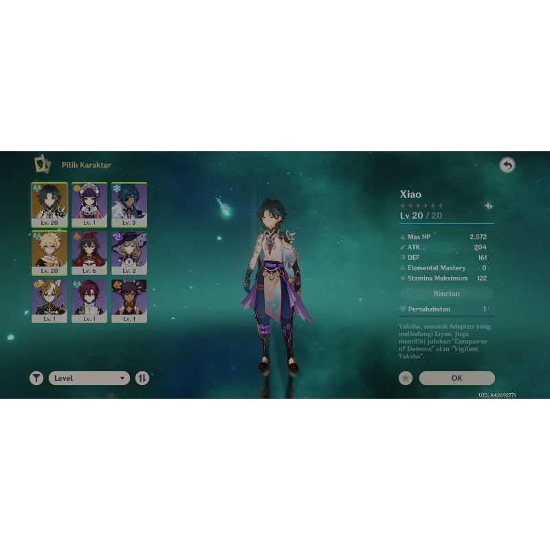 Jual Acc genshin impact stater xiao signature AR10 | Shopee Indonesia