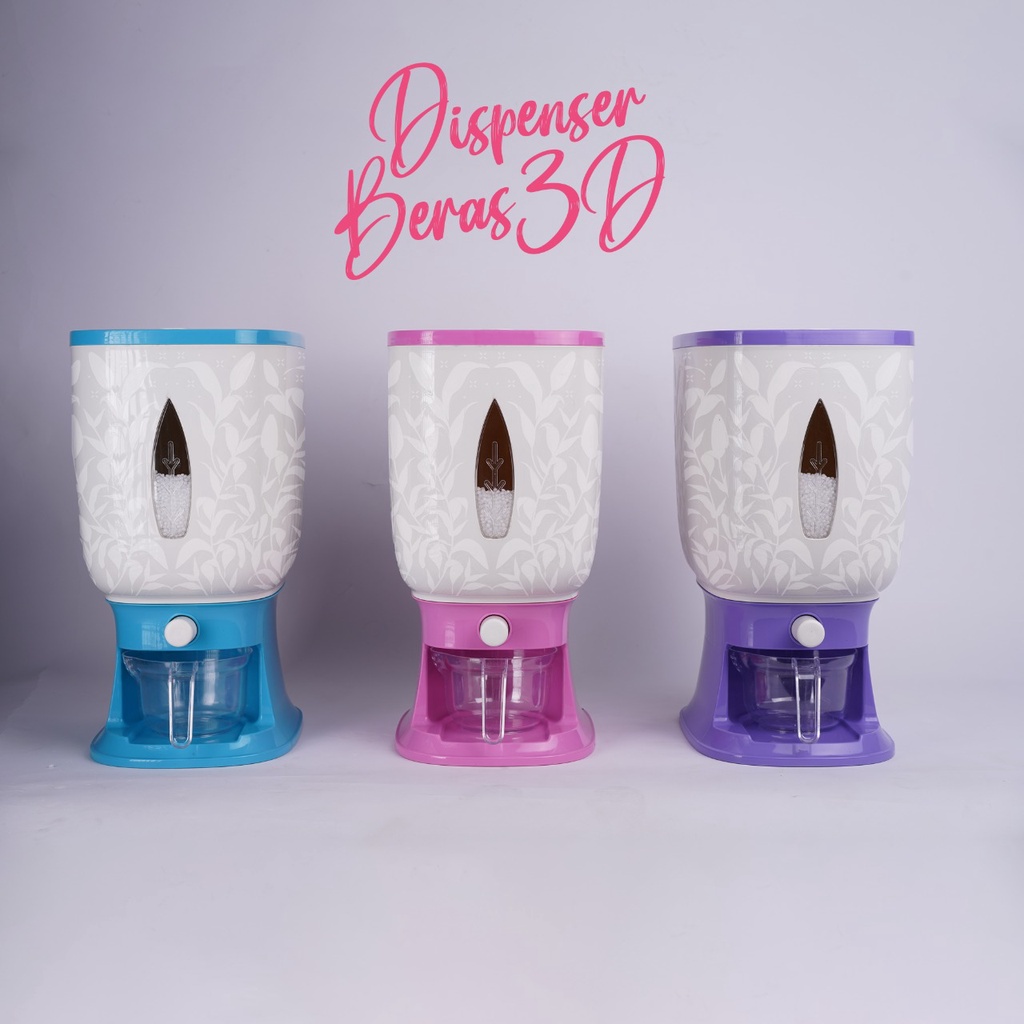 Jual Dispenser Beras Motif 10kg | Shopee Indonesia