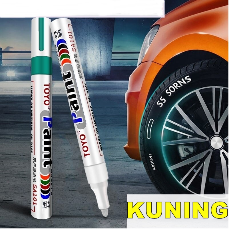 Jual Toyo paint marker Original Spidol Ban - Kuning | Shopee Indonesia