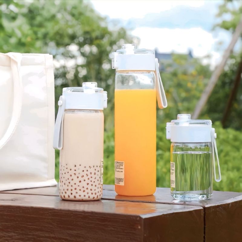 Jual MOJI MINIMAL BOTTLE | Botol minuman transparan | Shopee Indonesia