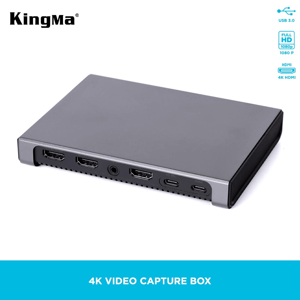 Jual KINGMA Dual HDMI Video Capture Card - 4K Video Capture Box for ...