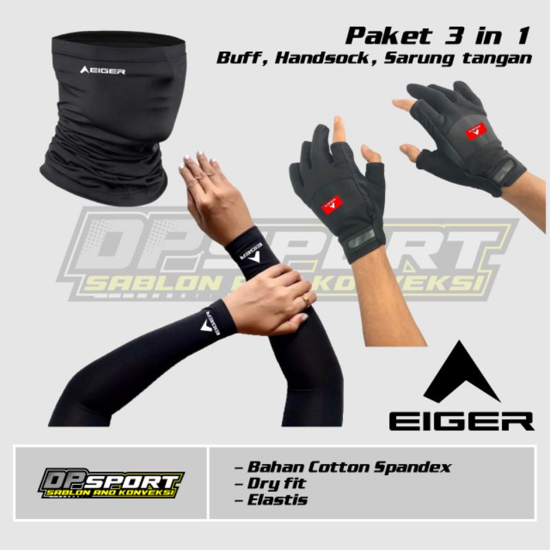 Jual Paket 3 in 1 buff masker gunung deker tangan gunung dan sarung ...