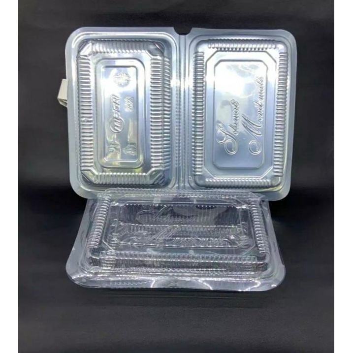 Jual ISI 100Pcs Mika Plastik Ukuran 5x Mika Kotak Makanan Nasi Bolu ...