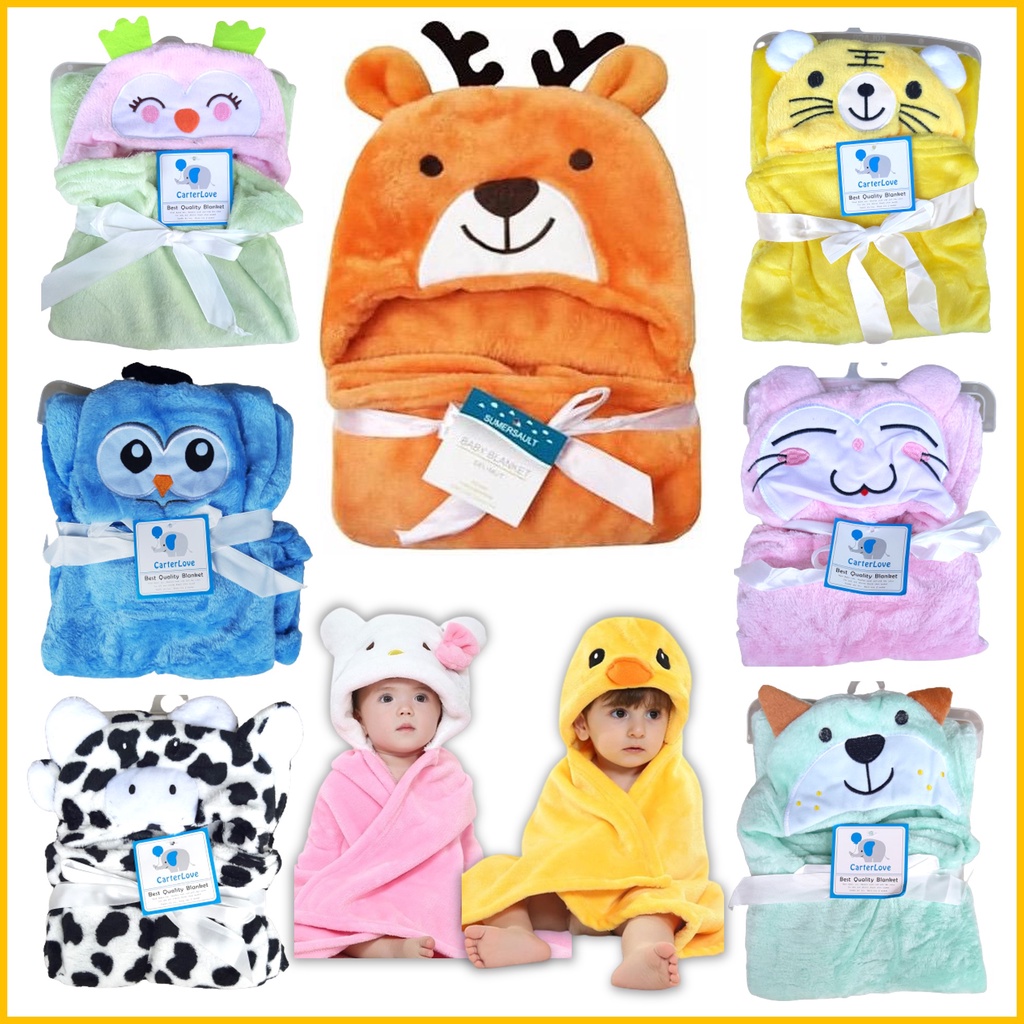 Jual Selimut Bayi Topi Boneka 3D | Selimut Bayi Karakter Fleece ...