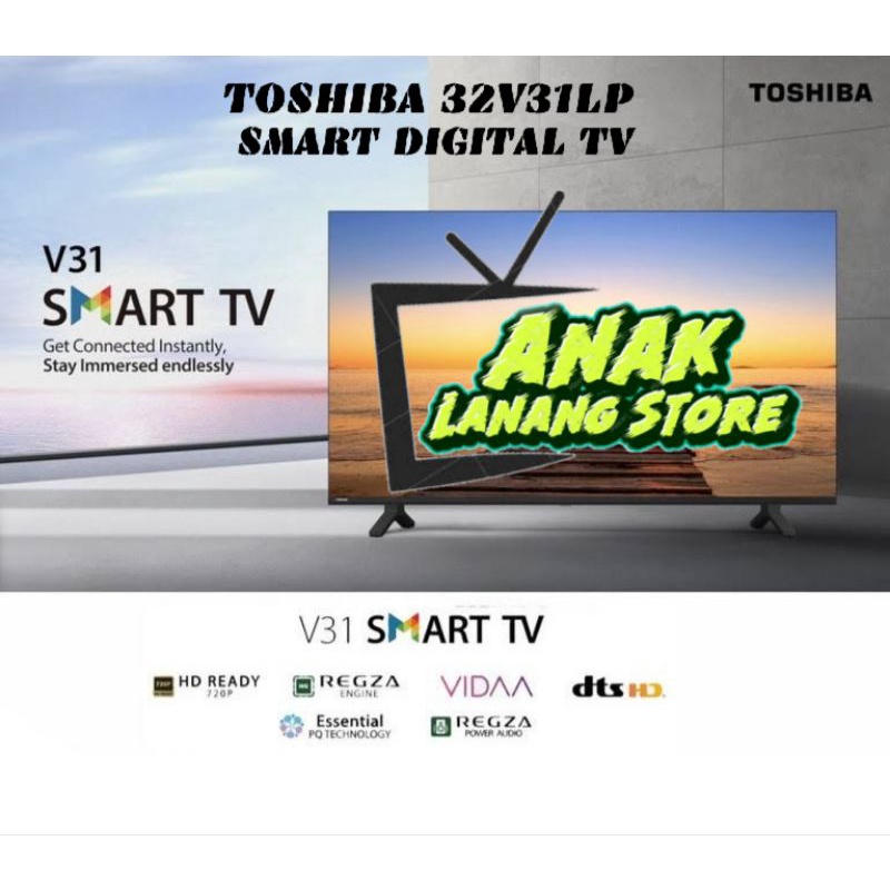 Jual TOSHIBA SMART TV 32 INCH 32V31LP 32 INCH SMART DIGITAL TV | Shopee Indonesia