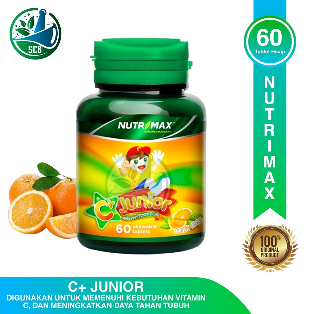 Jual Nutrimax C+ Junior with Phytogreen 60 Tablet Kunyah - Untuk Daya ...