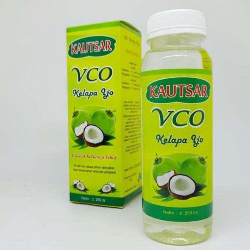 Jual Minyak Kelapa Ijo Asli VCO KAUTSAR 250mL Original | Shopee Indonesia