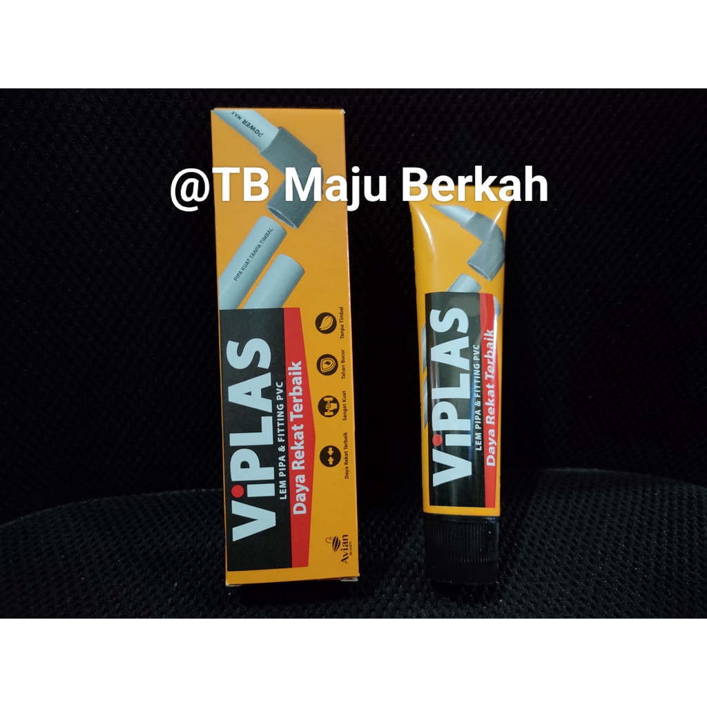 Jual Lem Pipa PVC Tube Merk Viplas Ukuran 40gr (Avian Brands) | Shopee ...