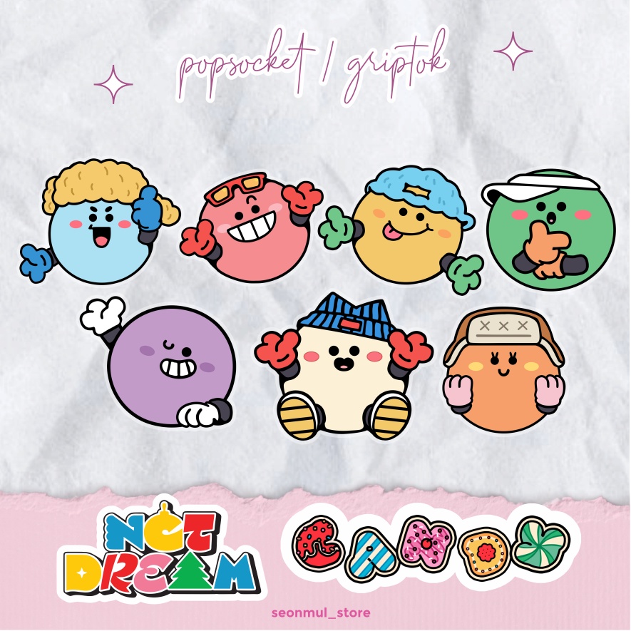 Jual NCT DREAM CANDY Acrylic Popsocket Griptok / NCT DREAM CANDY ...