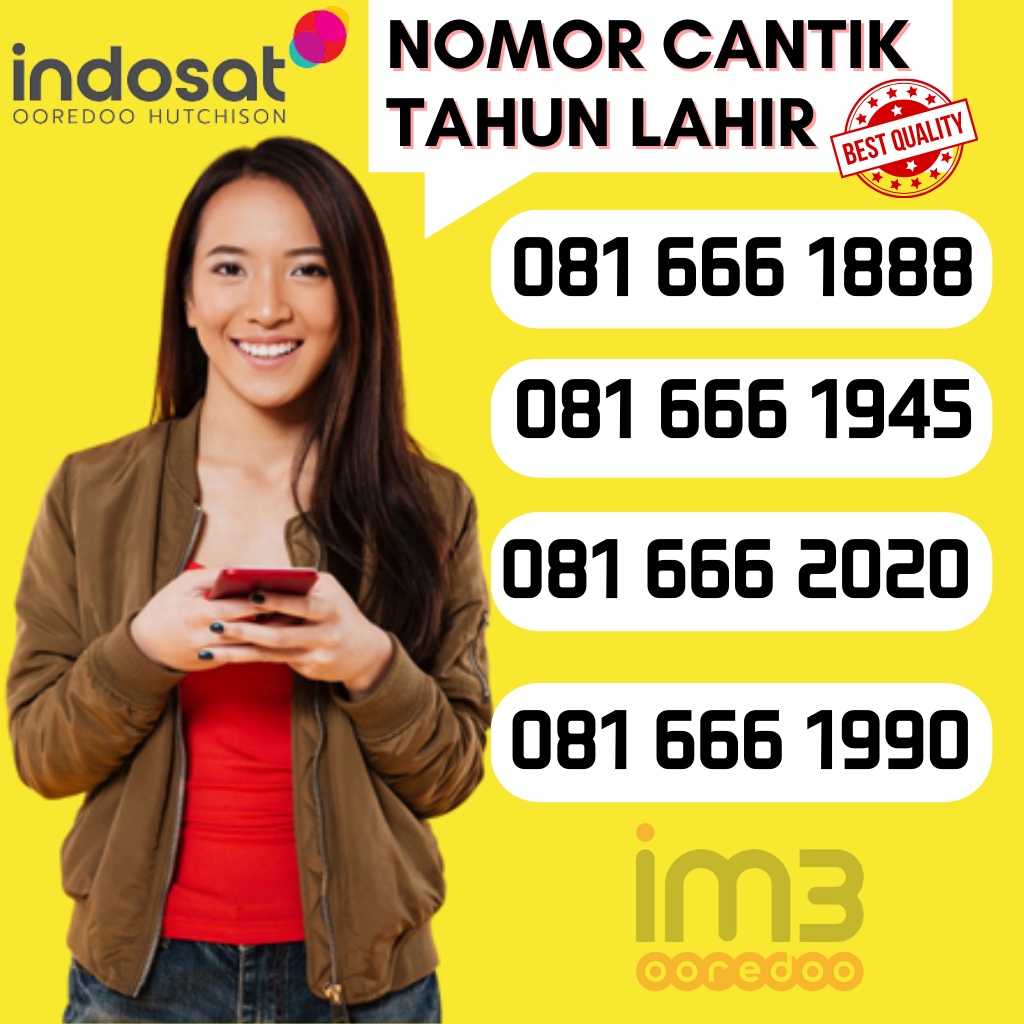 Jual kartu perdana indosat 10 digit | kartu indosat no cantik im3 10 angka tahun lahir | Shopee ...