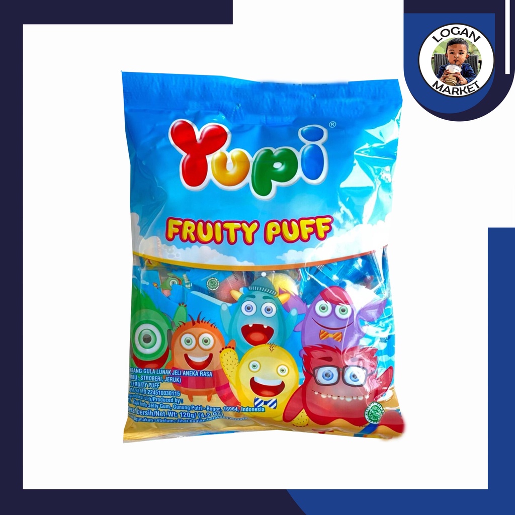 Jual Permen Yupi Fruity Puff 120gr 120 gr 120 gram | Shopee Indonesia