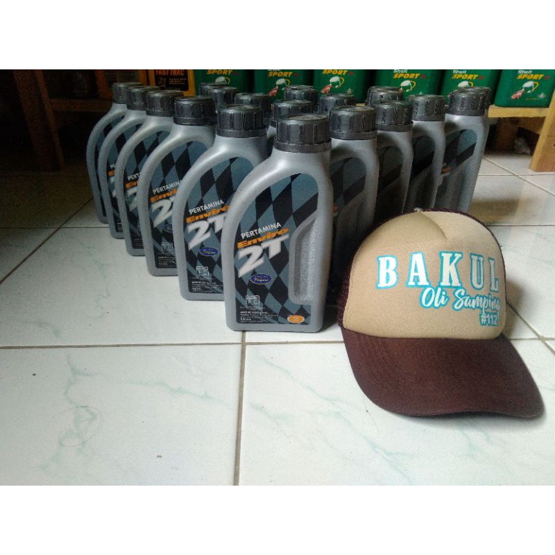 Jual Oli Samping Pertamina Enviro 2T Kemasan Botol Abu Kemasan Lama ...
