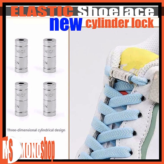 Jual tali sepatu elastis model arrow shoelace dengan lock kapsul ...