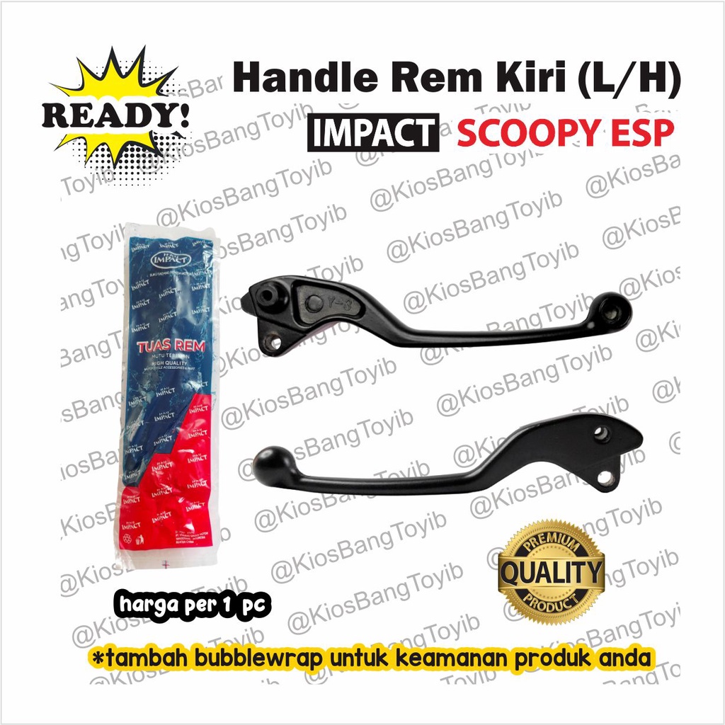 Jual Handle Handel Tuas Rem Kiri (L/H) Honda SCOOPY ESP VARIO 125 Hitam ...