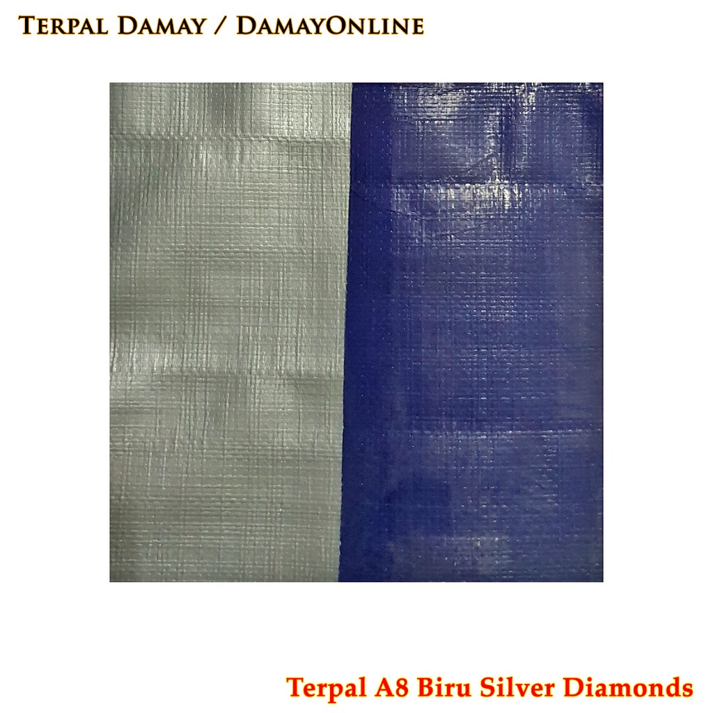 Jual Terpal Rol A8 Biru Silver Korea Diamonds ( Harga / Rol ) | Shopee ...