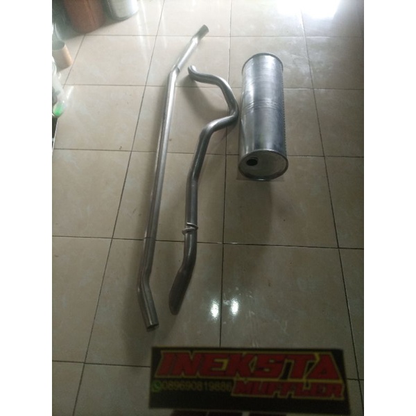 Jual tabung knalpot standar mobil dan pipa depan belakang mobil avanza ...