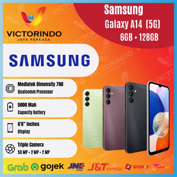 Jual Samsung Galaxy A14 [5G] Smartphone ( Ram 6GB / Rom 128GB ) Garansi Resmi | Shopee Indonesia