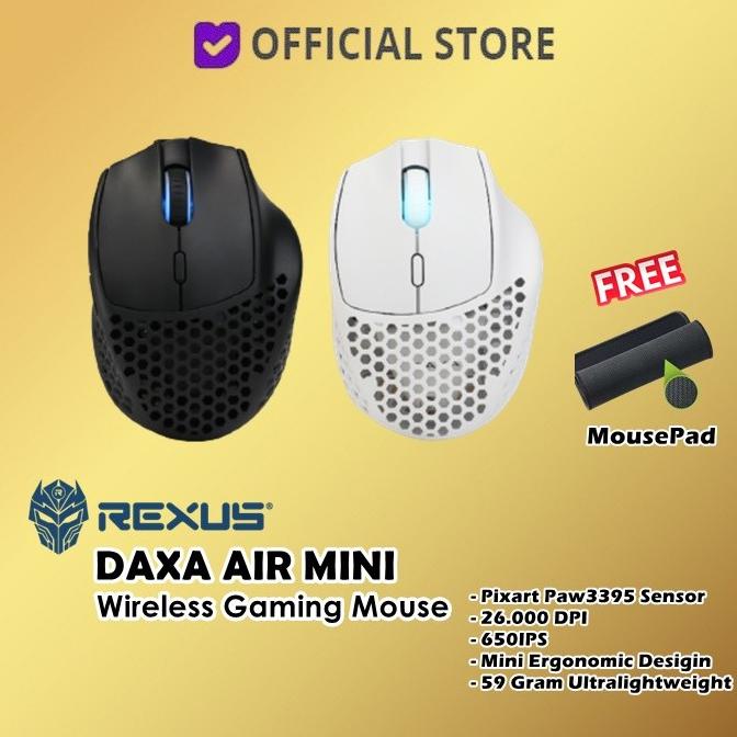 Jual Rexus Daxa Air Mini Wireless Gaming Mouse | Shopee Indonesia