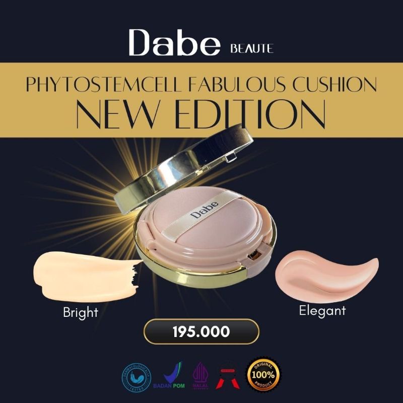 Jual dabebeaute skincare ori dabe beaute chusion free gift mini gold ...