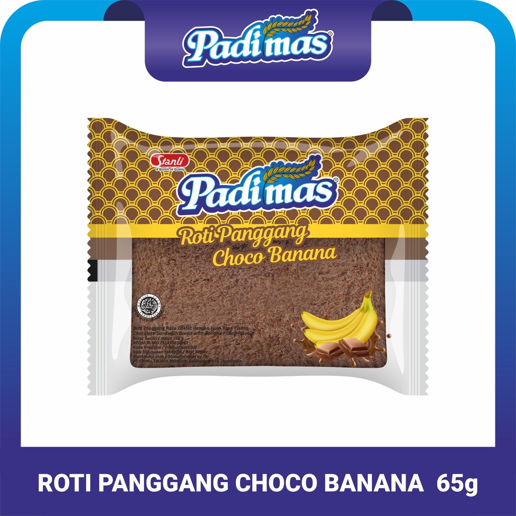 Jual Padimas Roti Panggang Rasa Choco Banana 65g | Shopee Indonesia