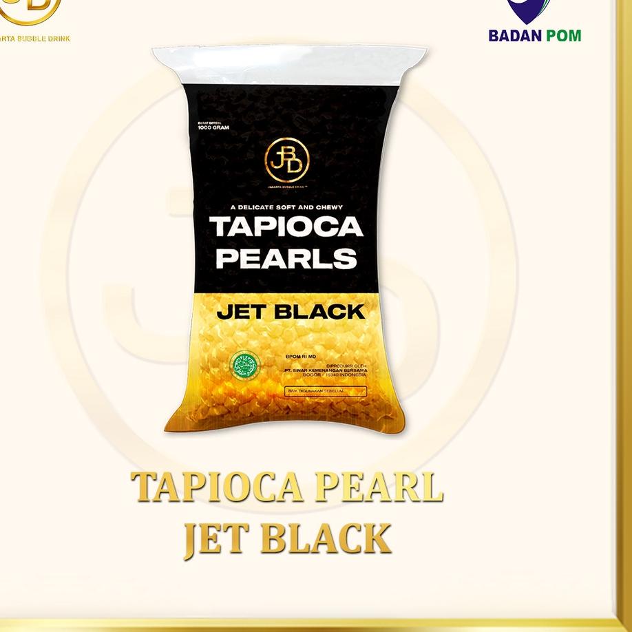 Jual LIA158 TAPIOCA JET BLACK 1 KG/ BOBA HITAM - JBD | HALAL ...