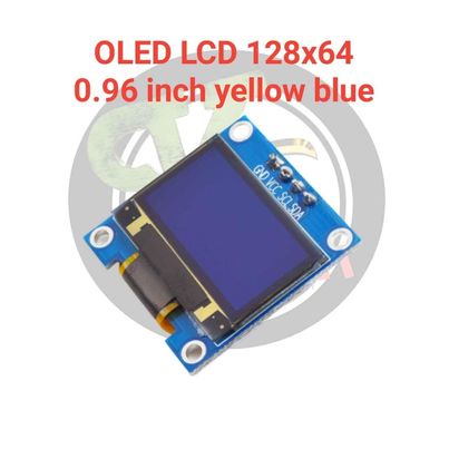 Jual ARDUINO MODULE || LCD || OLED SERIES || 128 X 64 || 0,96 inch || YELLOW BLUE | Shopee Indonesia