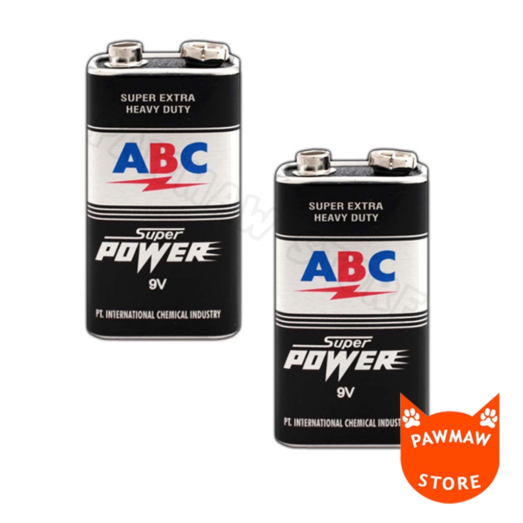 Jual Batu Baterai ABC 9 Volt ( PCS ) | Shopee Indonesia