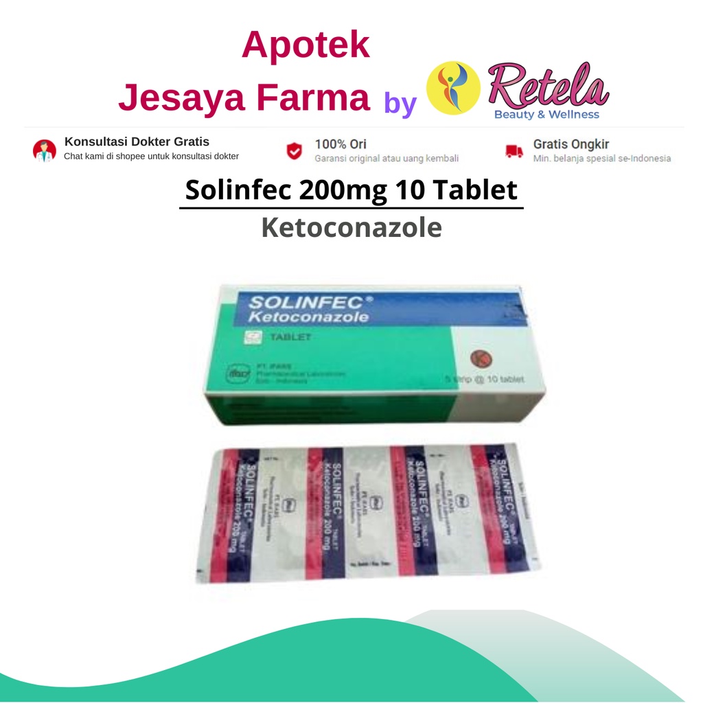 Jual Solinfec 200mg 10 Tablet | Shopee Indonesia