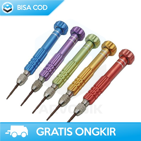 Jual OBENG REPARASI SMARTPHONE 5 IN 1 KIT SET ALAT PERBAIKAN HP ANTI ...