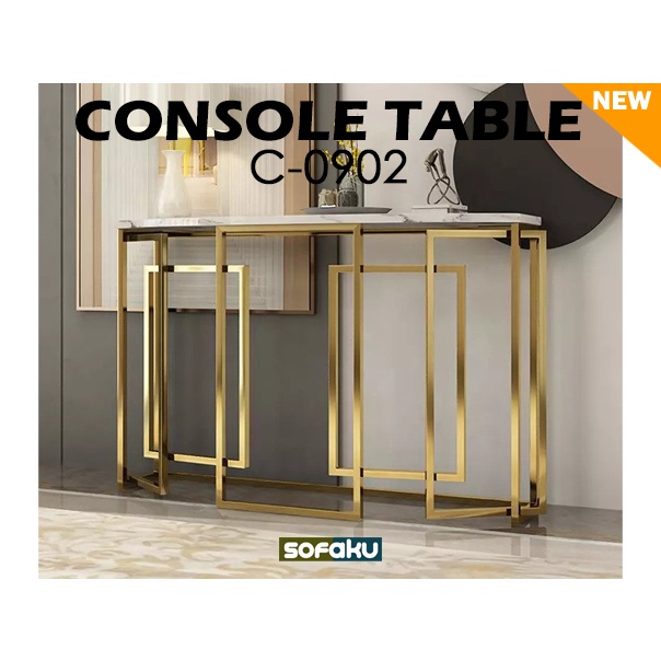 Jual CONSOLE Table C-0902 - Meja Foyer Meja Sudut Tamu - Meja Marmer ...