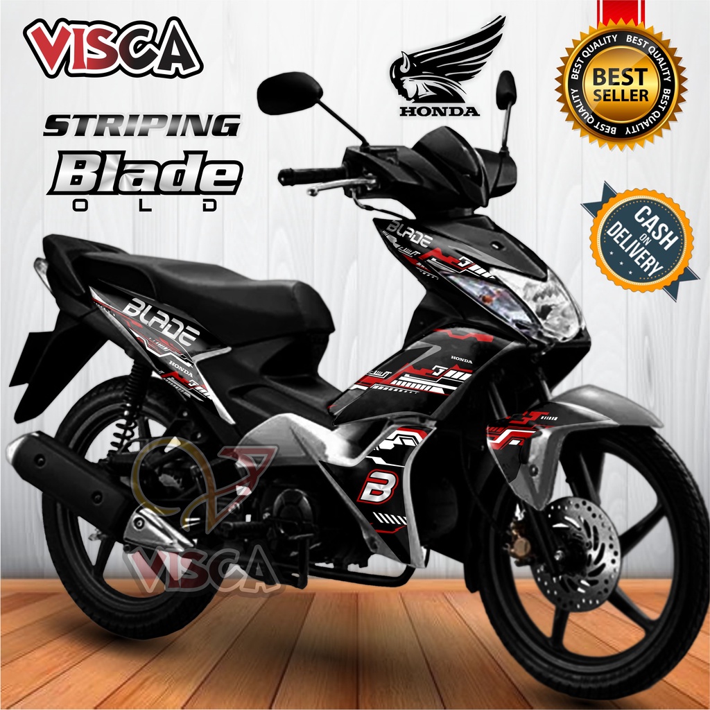 Jual Striping Blade 110 Old - Stiker Sticker Striping Variasi Lis Honda ...