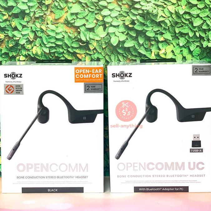 Jual Aftershokz OpenComm Wireless Bone Conduction Headphones | Shopee ...