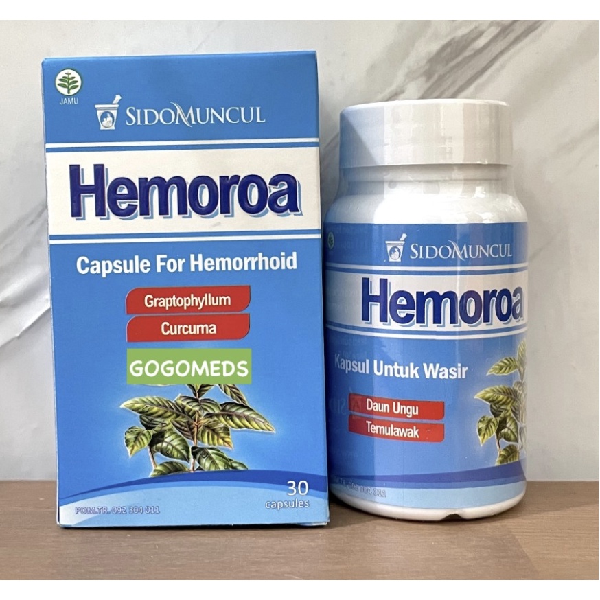 Jual SIDOMUNCUL HEMOROA ISI 30 KAPSUL UNTUK WASIR AMBEIEN HEMORRHOID ...