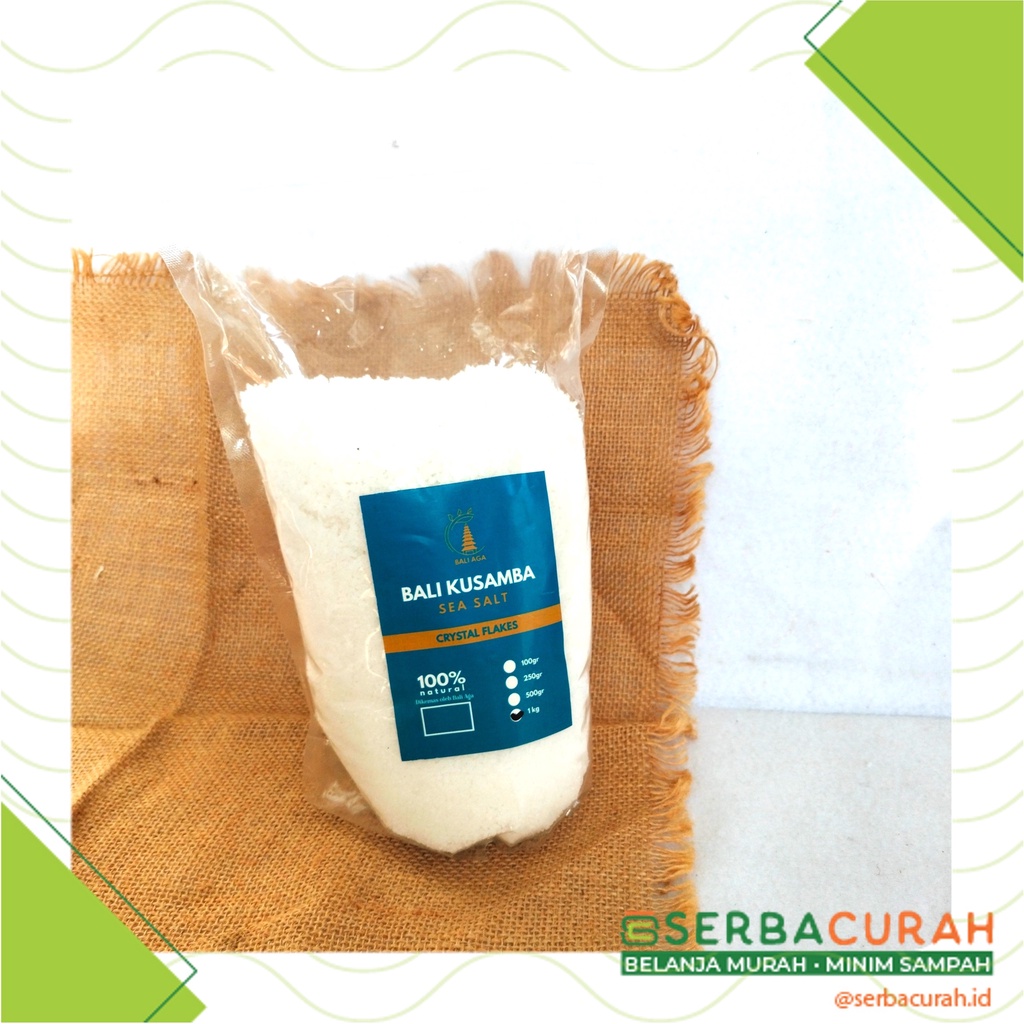 Jual Garam Bali Kusamba Kasar | Crystal Sea Salt | Kemasan 1 kg ...