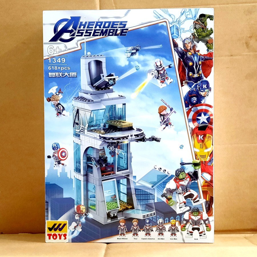 Jual Brick Avengers Stark Tower Endgame Battle | Shopee Indonesia